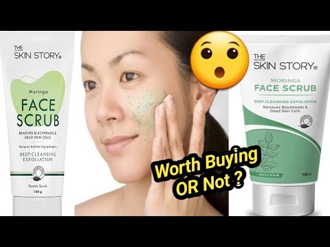 The Skin Story Moringa Face Scrub Review || Beauty Hut #day64 - YouTube