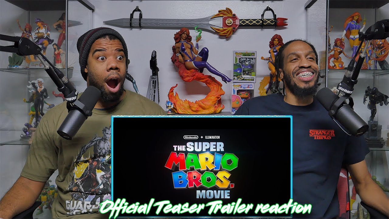 THE SUPER MARIO BROS. MOVIE OFFICIAL TEASER TRAILER REACTION!!! - YouTube