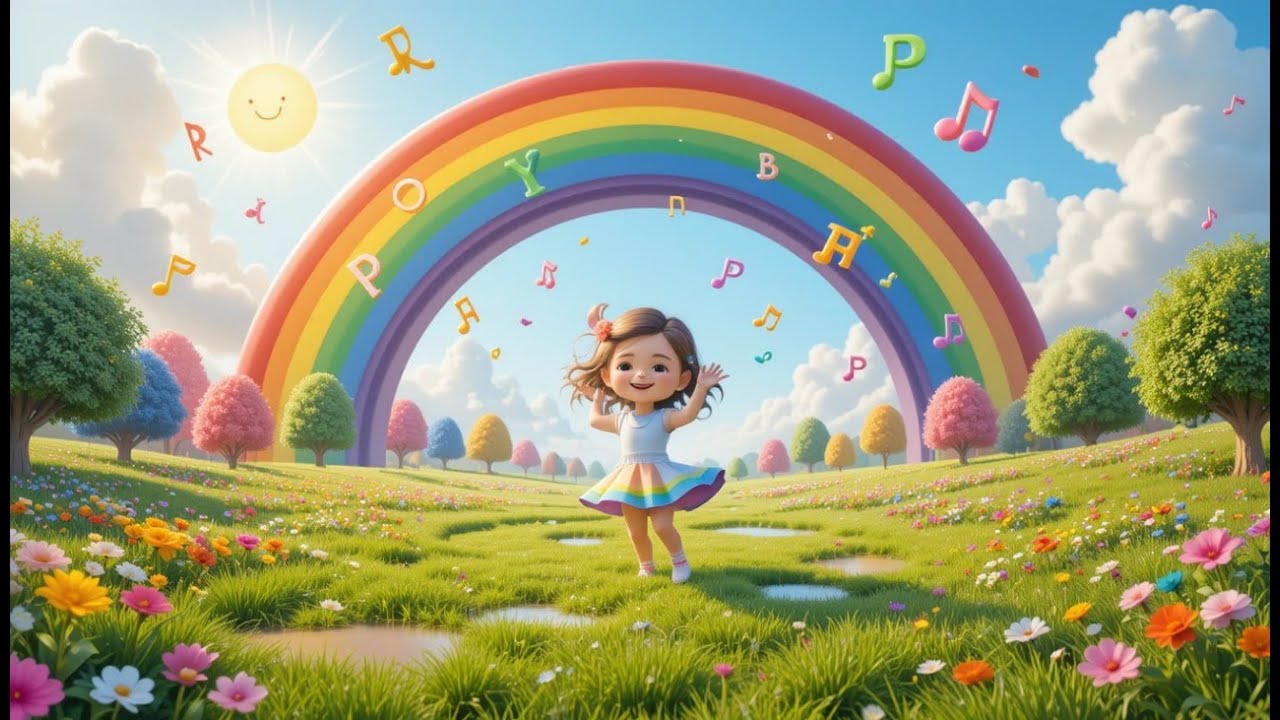 Rainbow Dance Party | Color Song for Kids | Learn Colors with Dancing ...