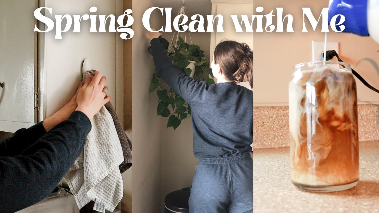Spring Clean with Me | deep cleaning for spring, cleaning routine - YouTube