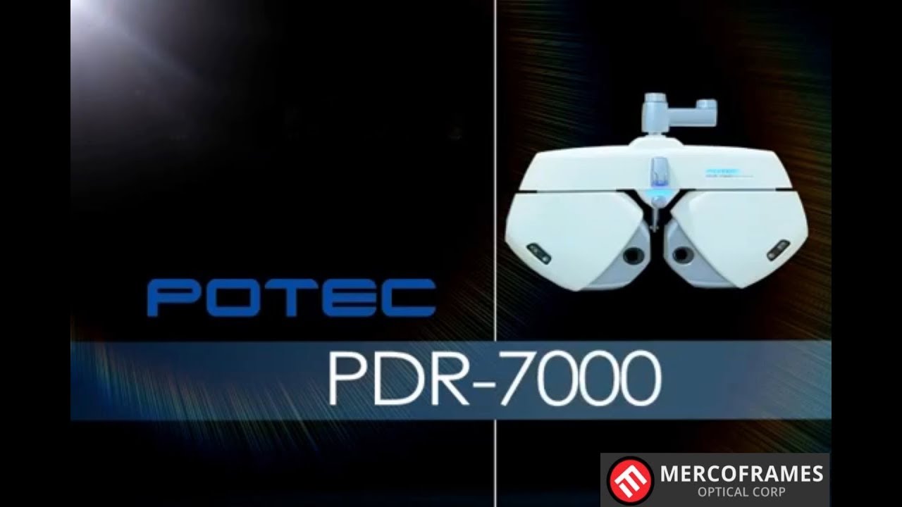 PDR-7000 Digital Refractor POTEC - YouTube