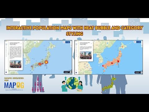 How to Create Interactive Population Maps with MAPOG #gis #heatmap # ...