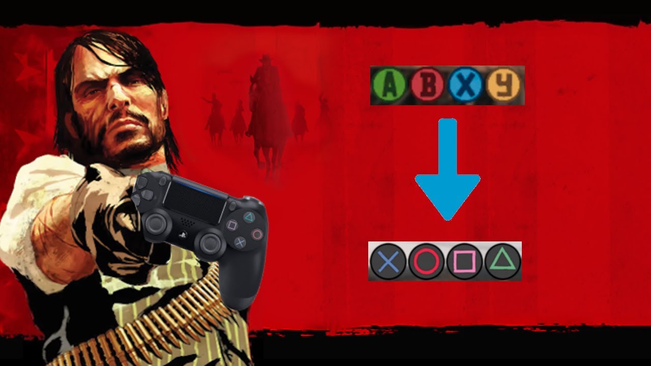 How to swap to Playstation Buttons in Red Dead Redemption 1 PC - YouTube