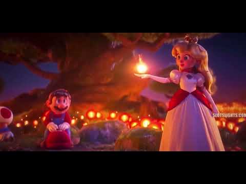 Super Mario Bros Movie “Peach Fire Flower Power Up” *SPOILERS* - YouTube