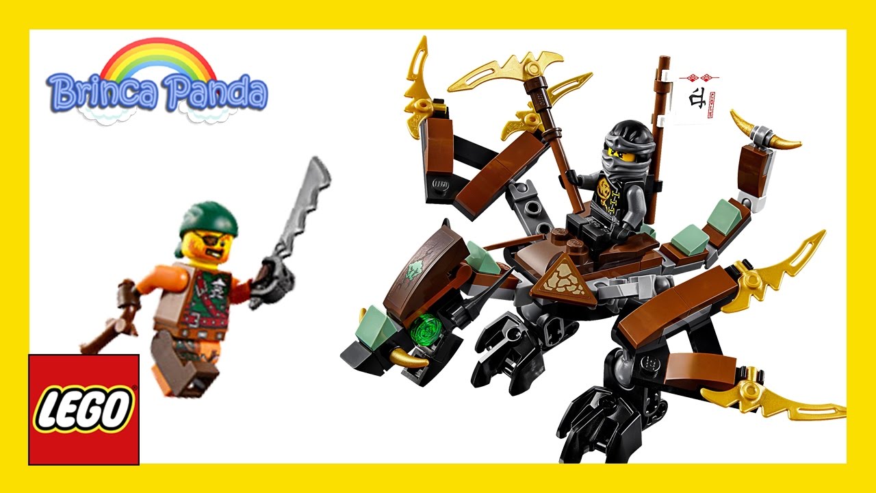 Lego Ninjago 70599 COLE's DRAGON Art Build Stop Motion - YouTube