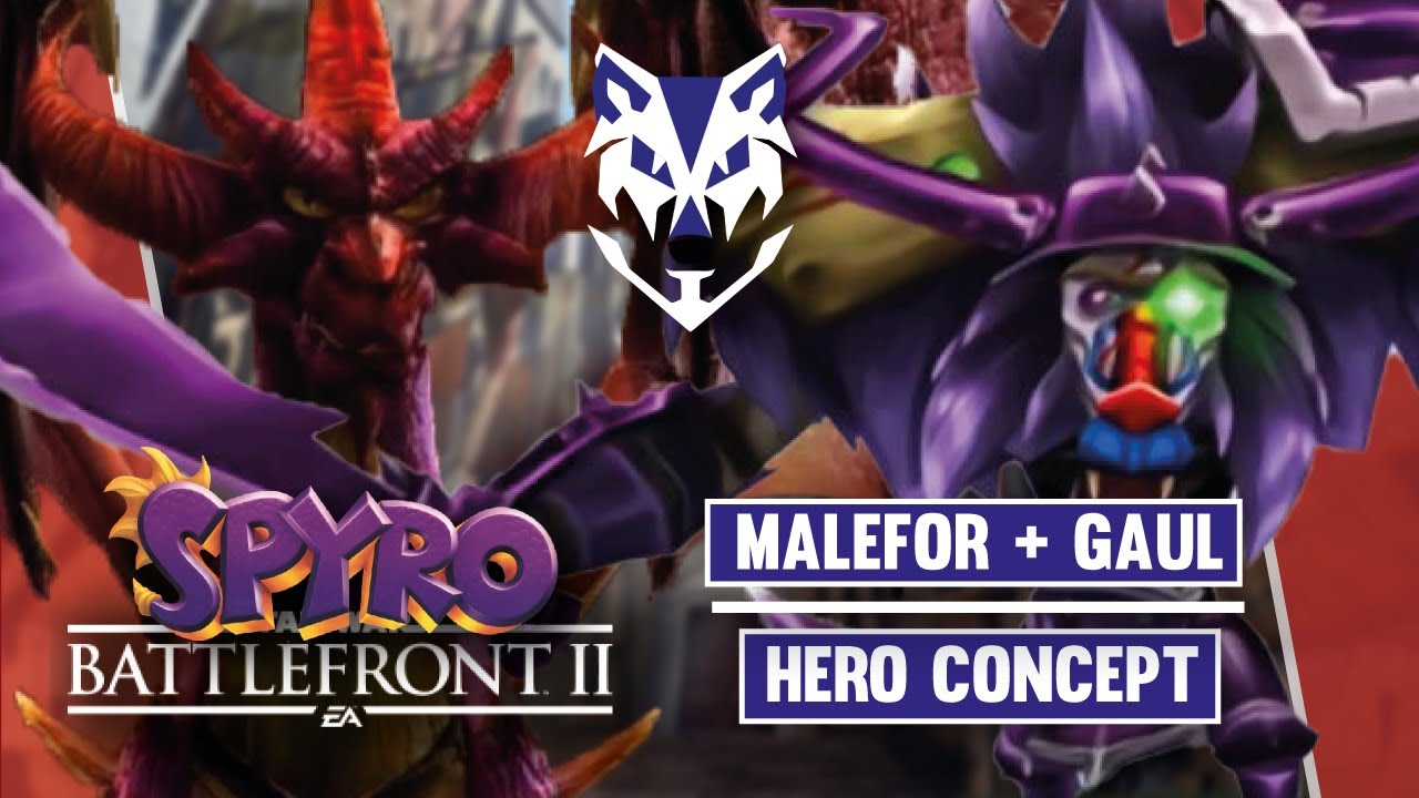 Spyro BATTLEFRONT 2 Concept || Malefor and Gaul - YouTube