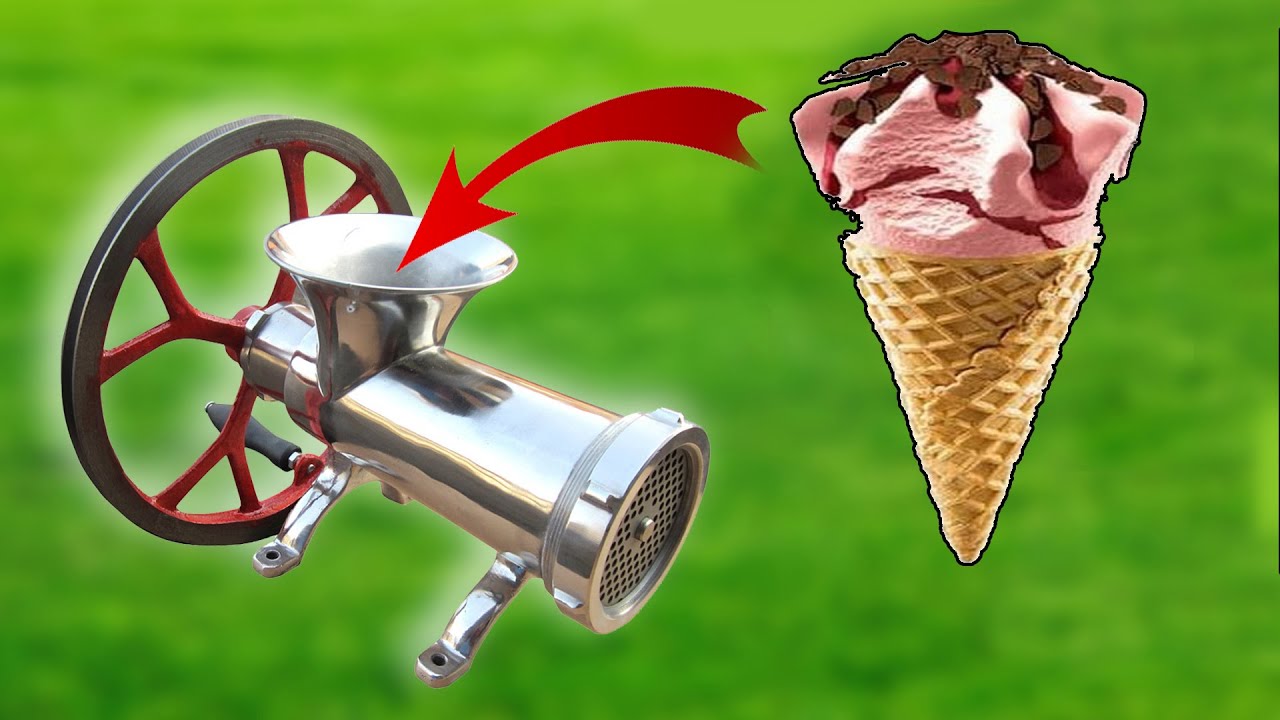 Milk Flavour ICE Cream Vs Meat Grinder Experiment || Episode No 62 ...