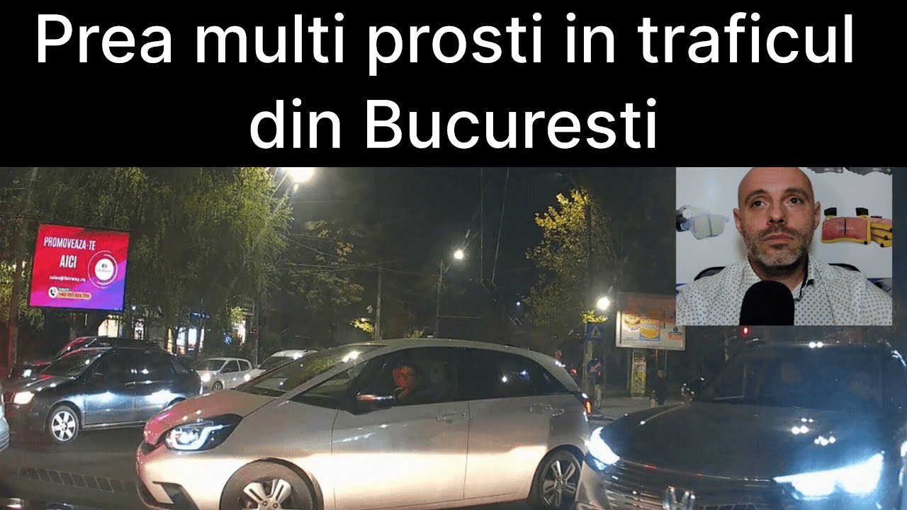 Prea multi prosti in traficul din Bucuresti - YouTube