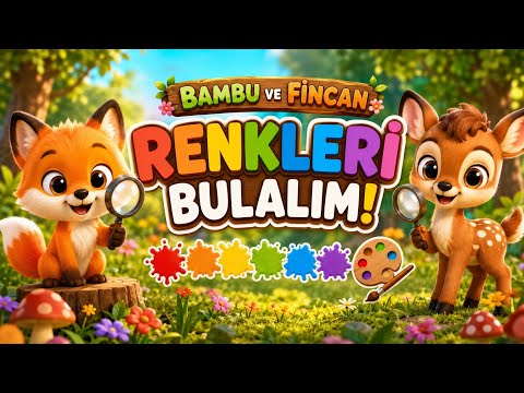 🎬 Bambu ve Fincan – Renkleri Bulalım! #çizgifilm #youtubeshorts #animasyon #eğitici 