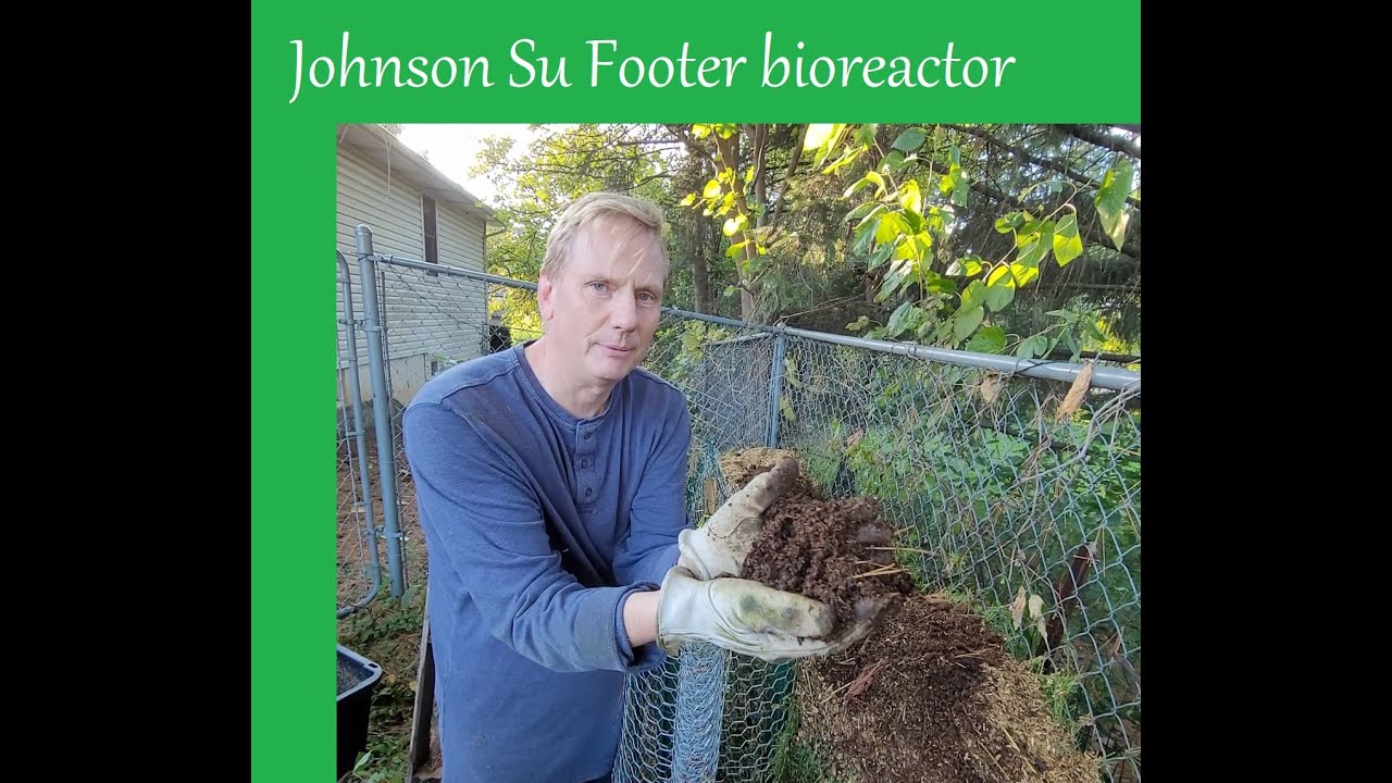 Modified Johnson Su Bioreactor made with pallets - 2021 - YouTube