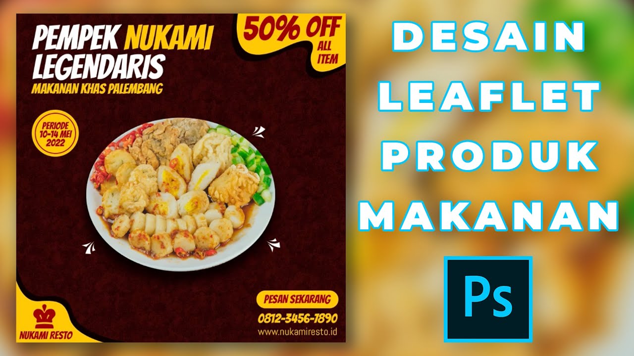 Tutorial Membuat Desain Leaflet Produk Makanan Dengan Adobe Photoshop ...