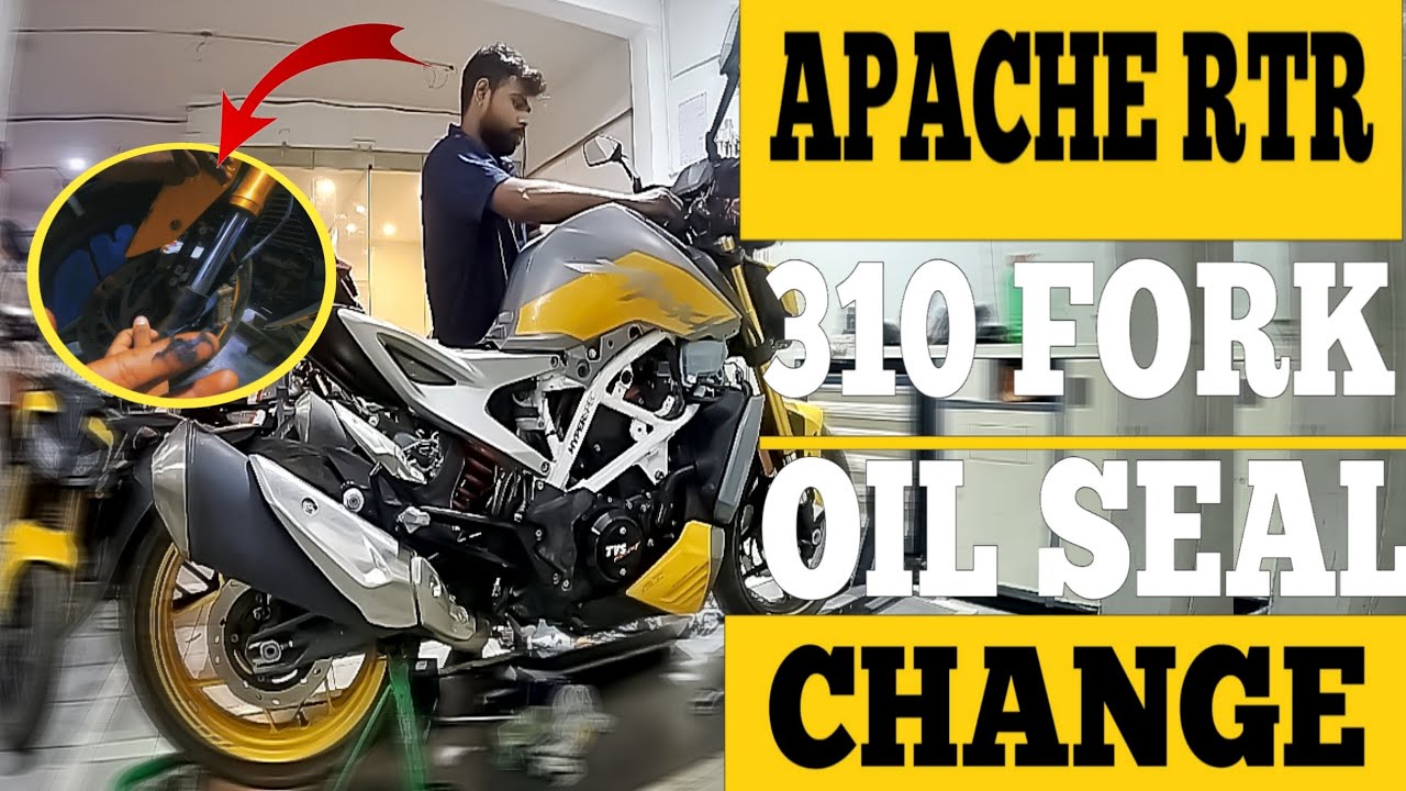 Apache RTR 310 Fork Oil Seal Change | RTR 310 Fork Repair | RTR 310 ...