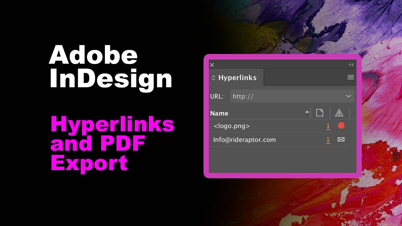 Hyperlinks And PDF Exporting In InDesign YouTube hyperlinks-and-pdf-exporting-in-indesign-youtube