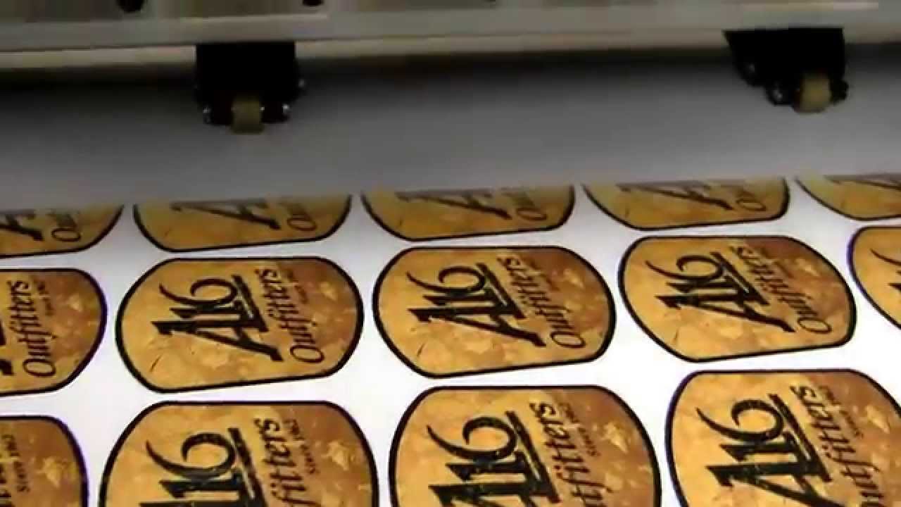 Custom Vinyl Sticker Production at Stickercutting.com - YouTube