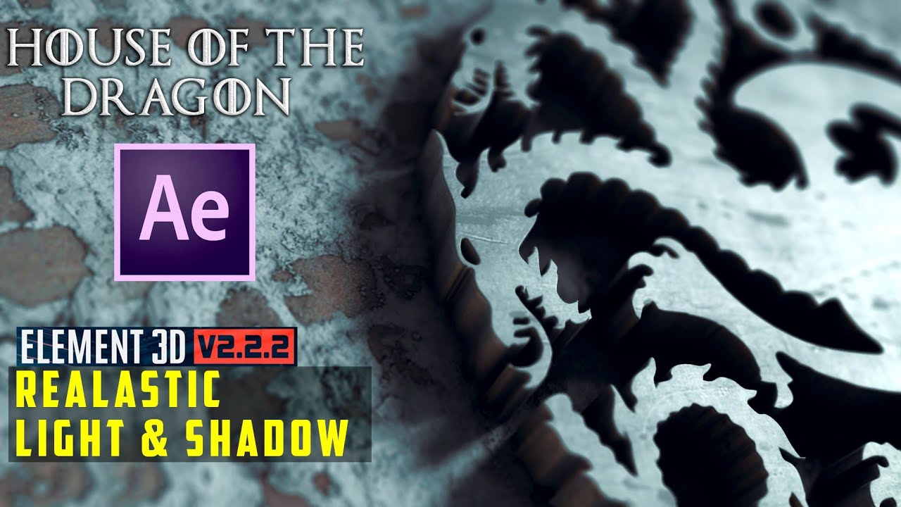 Realastic 3D Light & Shadow ELEMENT 3D Tutorial | After Effect Tutorial ...