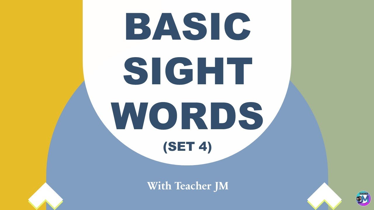 Basic Sight Words Set 4 #education #english #learnenglish #learning # ...