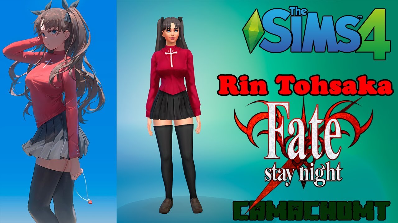 Rin Tohsaka | Fate/Stay Night | Sims 4 - YouTube