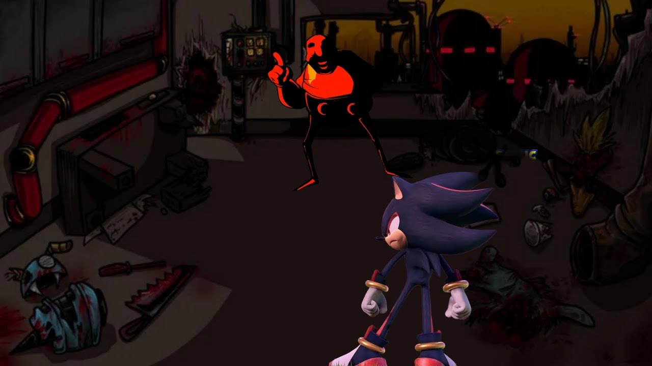 fnf fight or flight but Shadow and starving Eggman sings it - YouTube