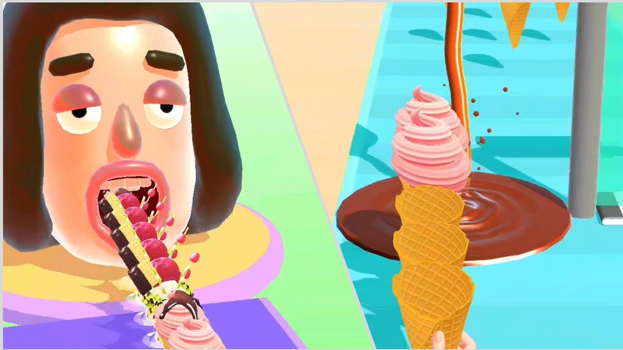 Ice Cream Balance💃🔥🍨Gameplay All Level Walkthrough Gameplay || Android ...