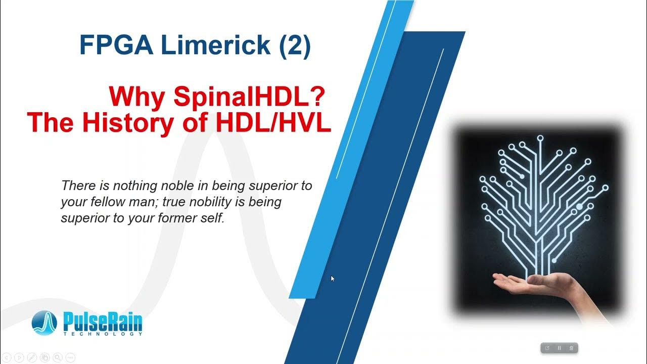 FPGA Limerick(2) - Why SpinalHDL? The history of HDL/HVL - YouTube