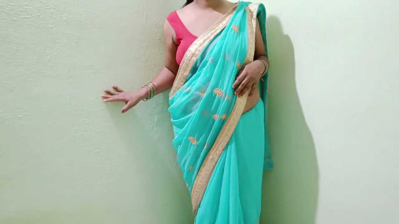 how to wear your saree in ultra low waist style || ultra low waist ...