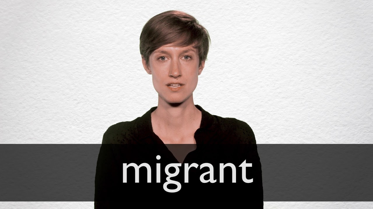 How to pronounce MIGRANT in British English - YouTube