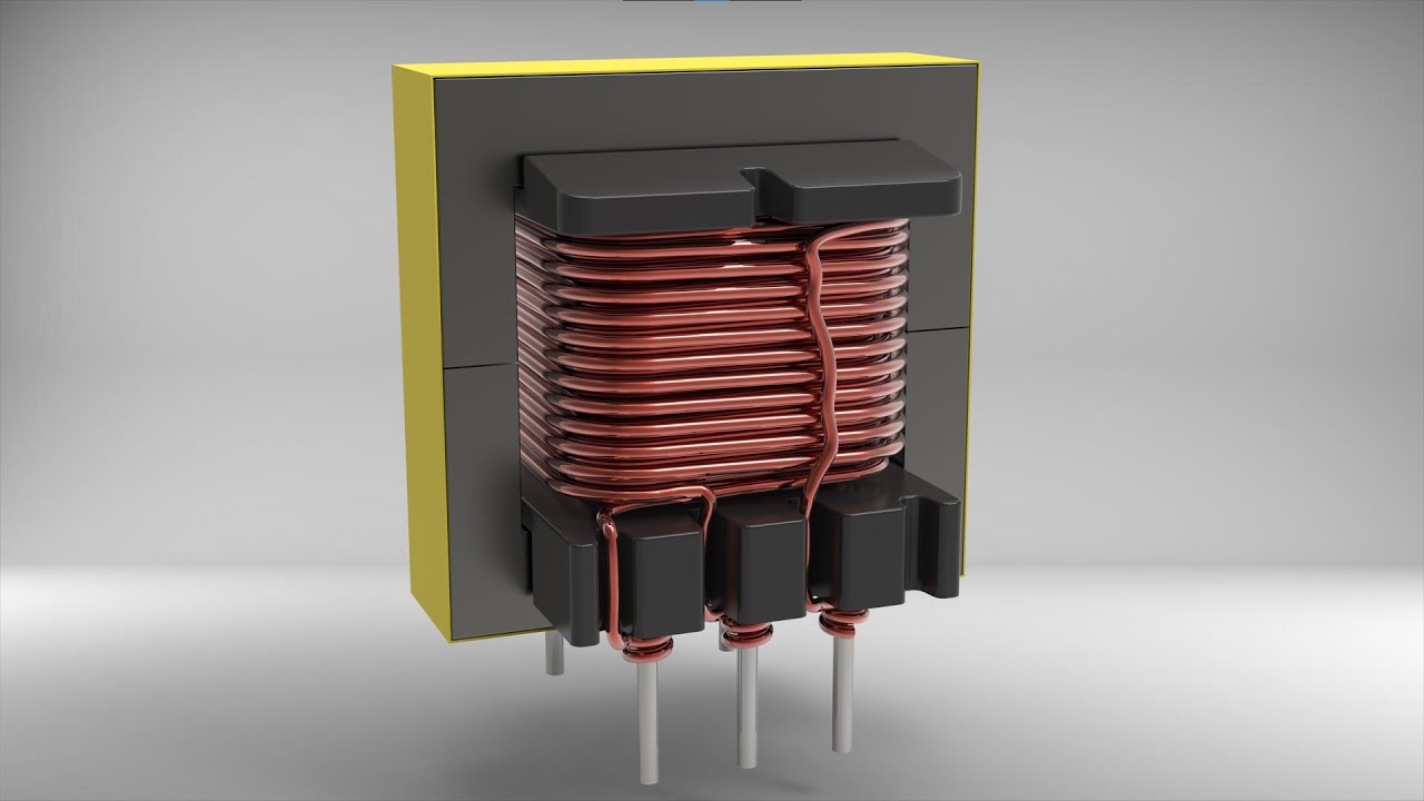 SOLIDWORKS [Ferrite Transformer EE16 VER. 3+3 Pins Pitch 3mm Aliexpress ...