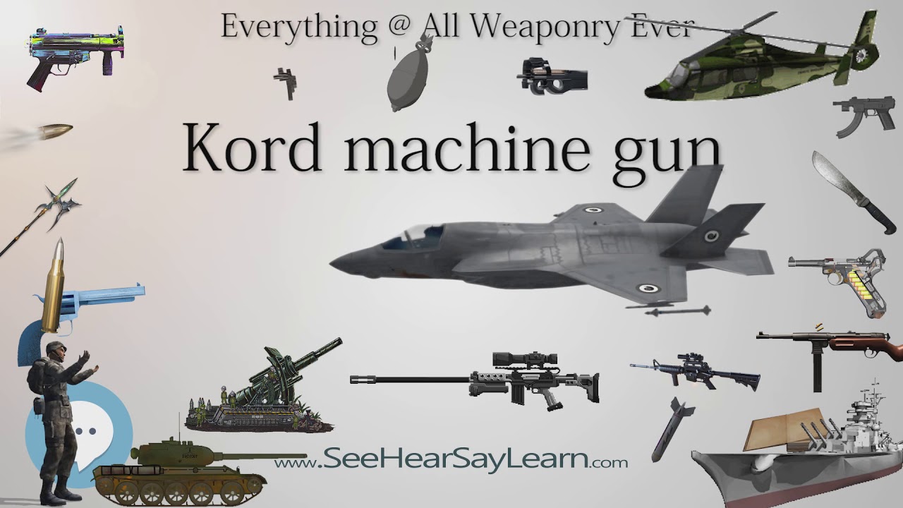 Kord machine gun (Everything WEAPONRY & MORE)💬⚔️🏹📡🤺🌎😜 - YouTube