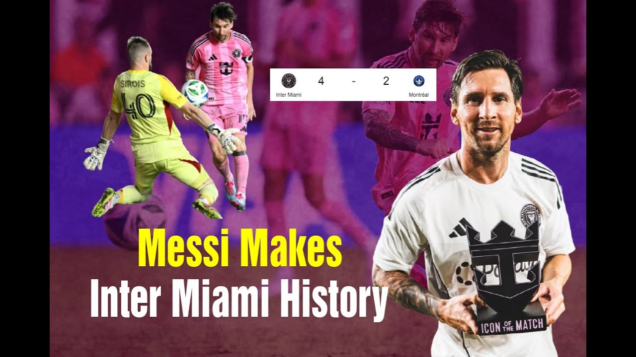 Messi Makes Inter Miami History - YouTube