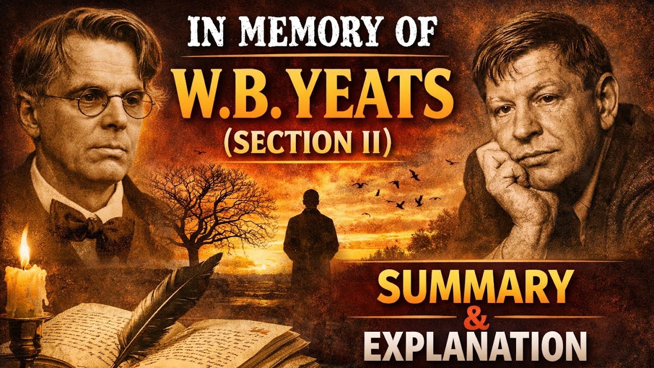 IN MEMORY OF W.B. YEATS (SECTION II) - SUMMARY & EXPLANATION (W.H ...