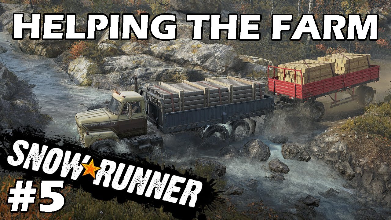 Helping The Farm! - SnowRunner Hard Mode - YouTube