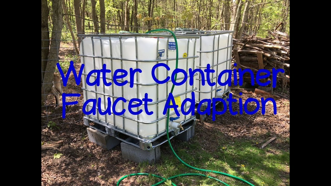 Water Container Faucet Adaption - YouTube