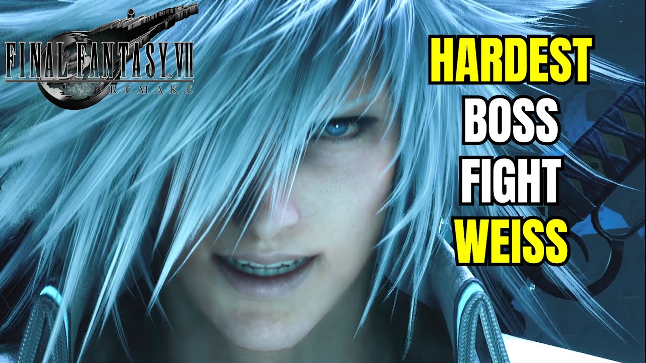 Weiss Boss Fight/ Final Fantasy VII Remake Hardest Boss Fight Weiss ...