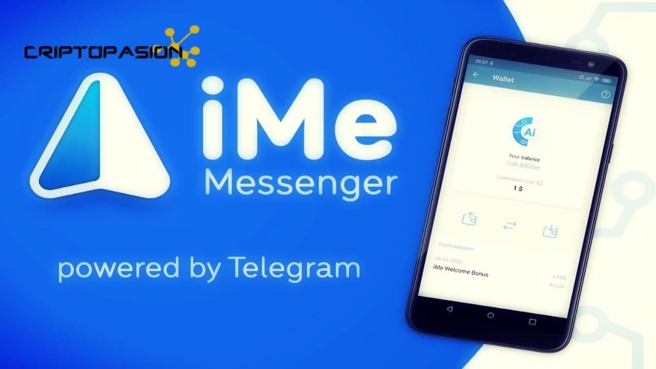 iMe - Descubre el chat basado en telegram con su propia criptomoneda y wallet - YouTube