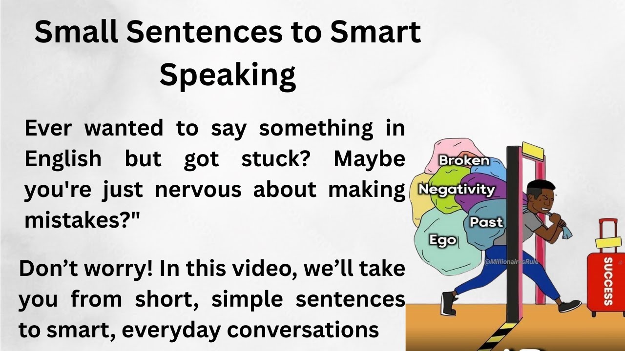 Small Sentences to Smart Speaking || Graded Reader | Improve Your ...