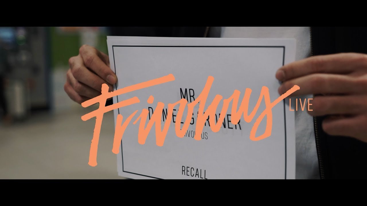 Recall presents: Frivolous (Live) - YouTube