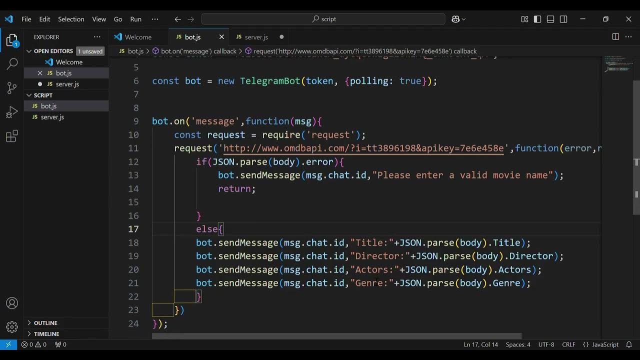 bot js script Visual Studio Code 2025 01 06 18 37 01 - YouTube