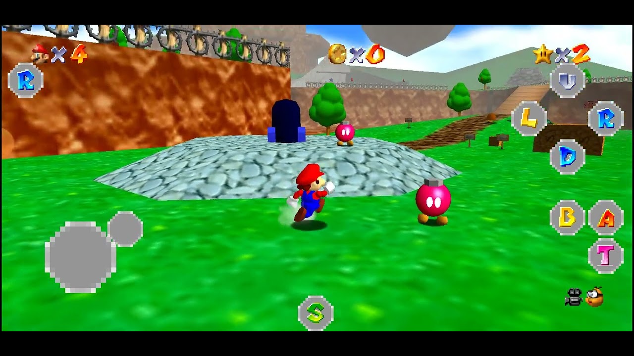 Super Mario 64 original 32 bits forte para Android 60 FPS muito bom👍🏻 ...