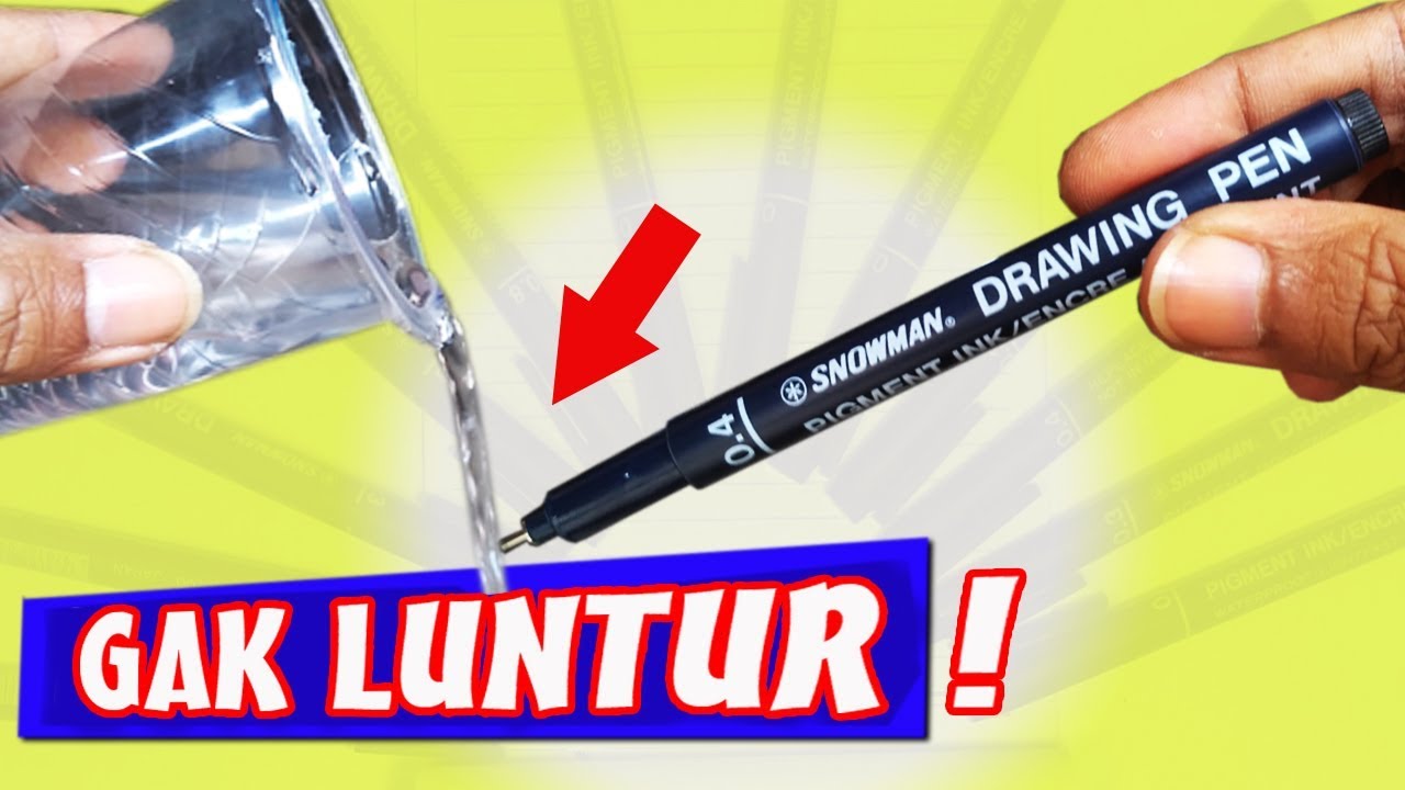 BEGINI TIPS MENGGUNAKAN PEN DRAWING PEN agar maksimal - YouTube