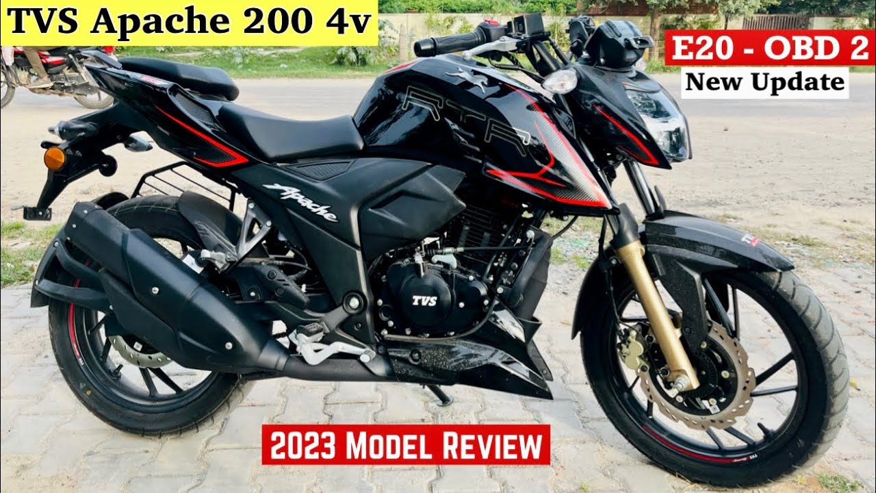 🔥New 2023 Tvs Apache 200 4v Full Review || Price mileage new features ...