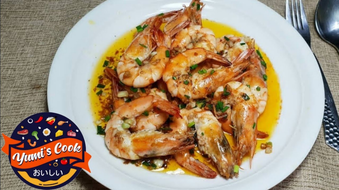 Prawn Garlic Butter Recipe - YouTube