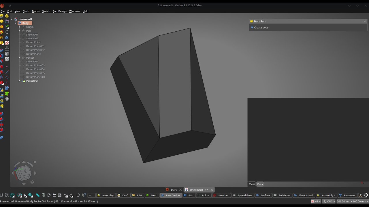 Ondsel/FreeCAD Tutorial - Poly Cut - YouTube