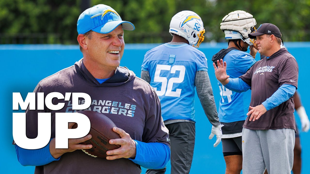 Mic'd Up: Best Of Interim HC Giff Smith | LA Chargers - YouTube