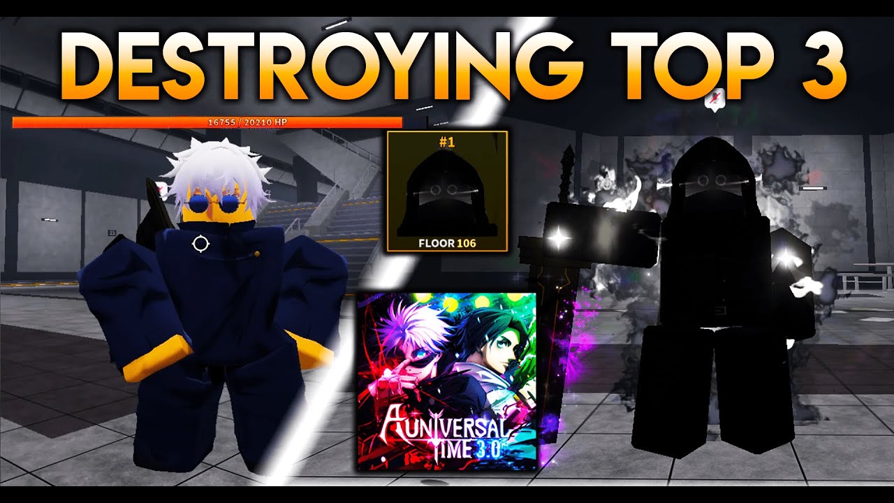 BEATING GOJO BOSS & LEADERBOARD TOP 3 !! | [AUT] A Universal Time 3.0 ...