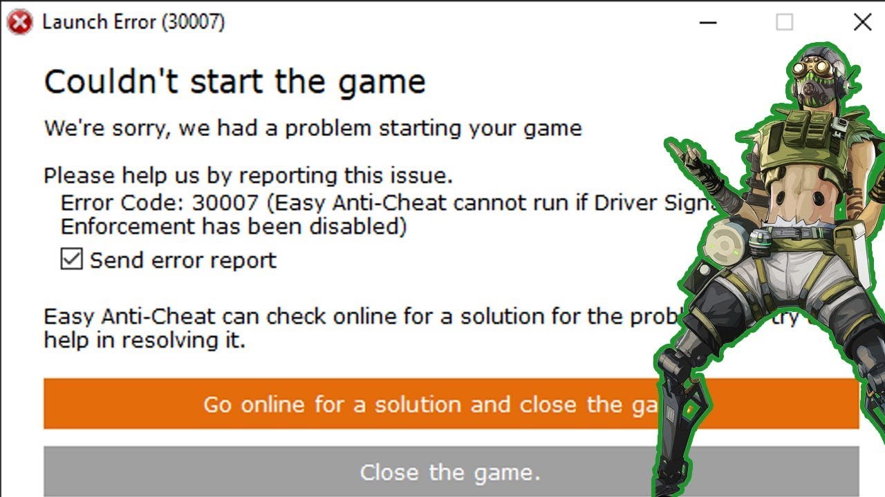 Driver Signature Enforcement- Error with Easy-Anti-Cheat games - YouTube