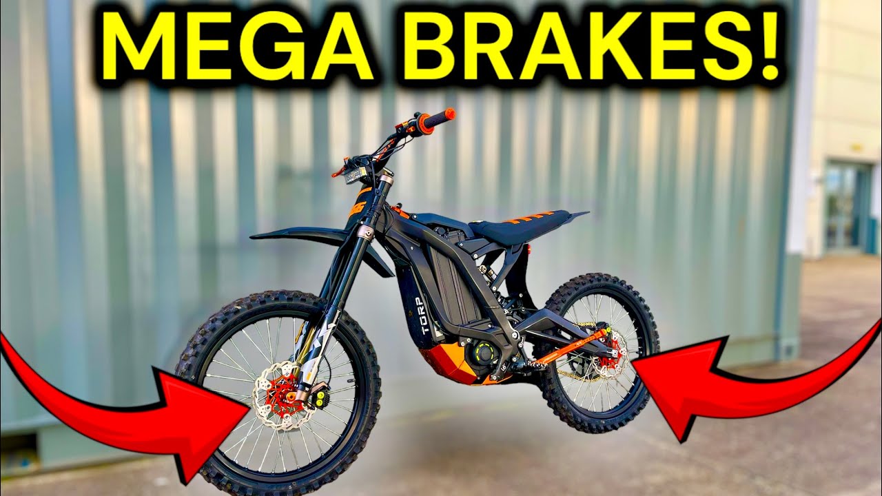 INCREDIBLE Brake Set Up For SURRON LBX!!! // Stock Brakes + Upgrades ...