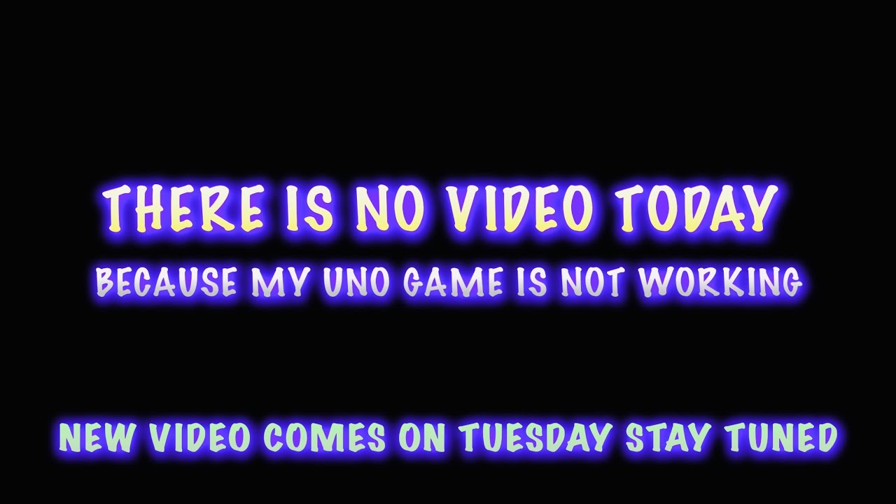 No Video Today Sorry 😕 - YouTube