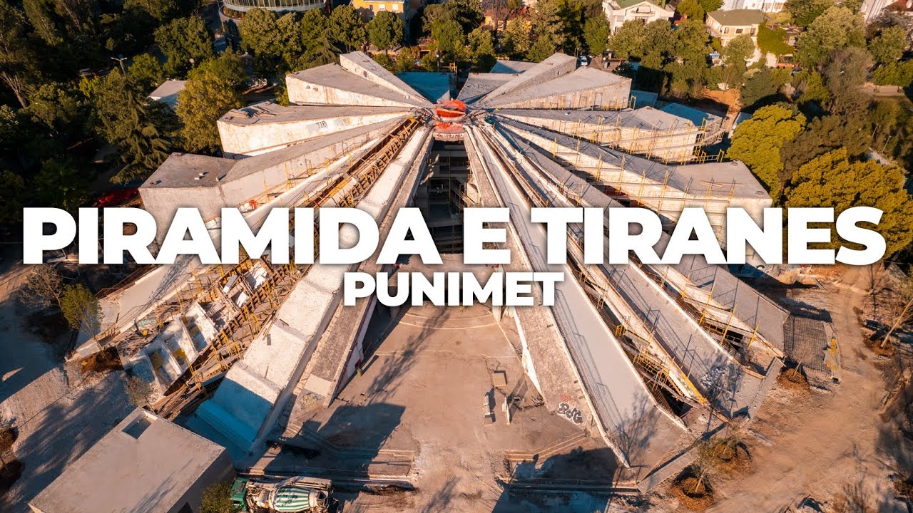 PIRAMIDA E TIRANES, QENDER E TEKNOLOGJISE DIXHITALE | 5K DRONE VIDEO ...