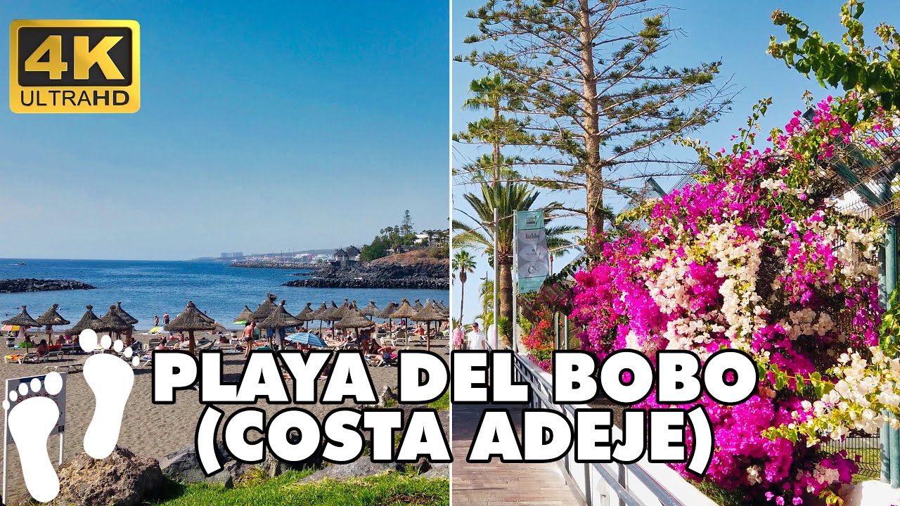Playa de El Bobo 4K Walking Tour - Discover the Beauty of Costa Adeje ...