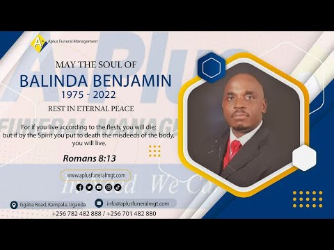Celebrating the Life of the Late Balinda Benjamin(1975 - 2022) - YouTube